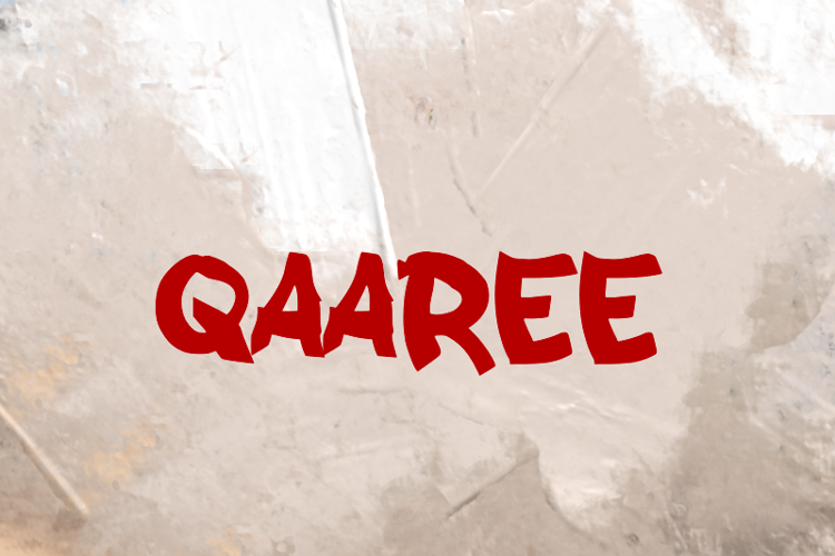 Qaaree Font - wepfont