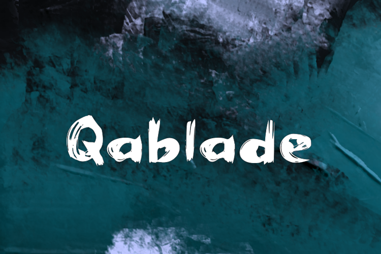 Qablade Font - wepfont