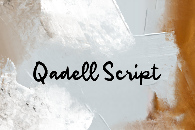 Qadell Script Font - wepfont