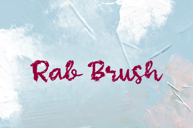 Rab Brush Font - wepfont