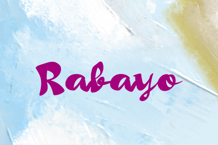 Rabayo Font - wepfont
