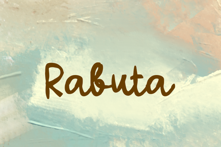 Rabuta Font - wepfont