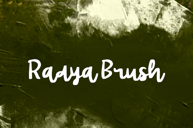 Radya Brush Font - wepfont