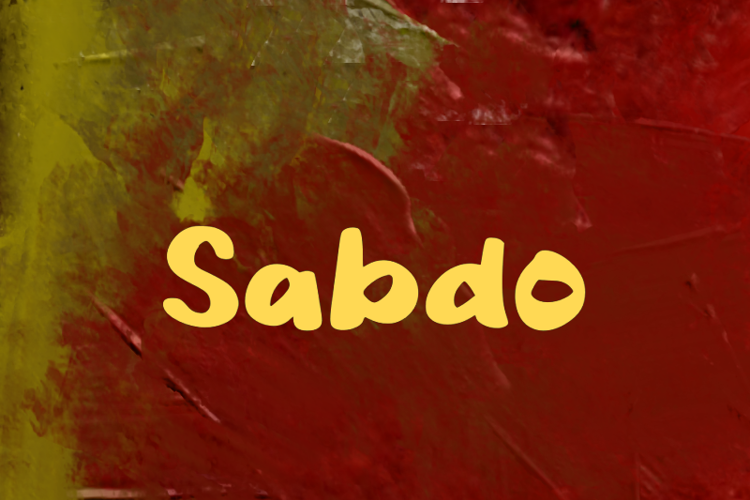 Sabdo Font - wepfont