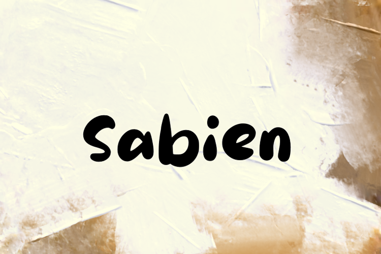 Sabien Font - wepfont