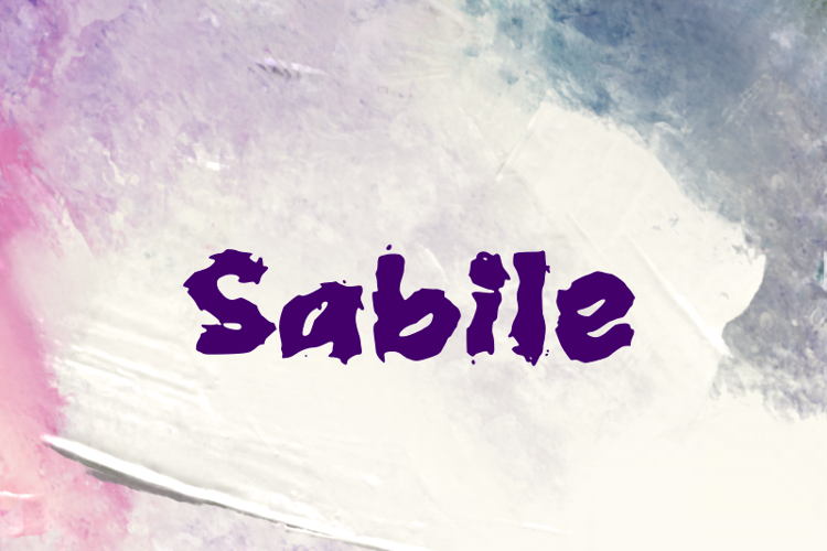 Sabile Font - wepfont
