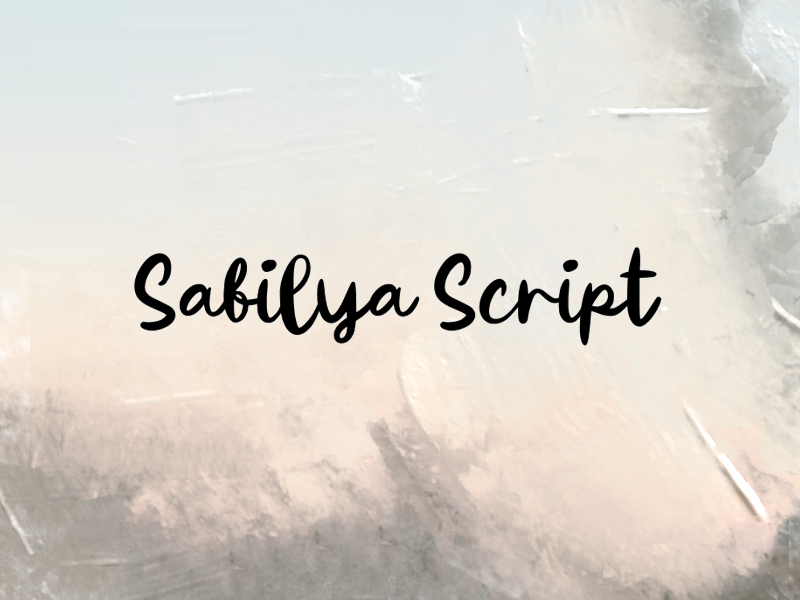 Sabilya Script Font - wepfont