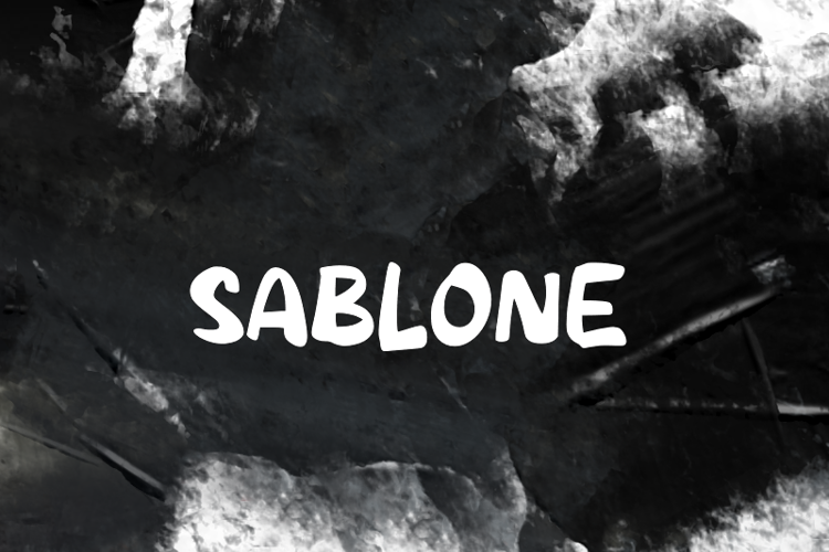 Sablone Font - wepfont