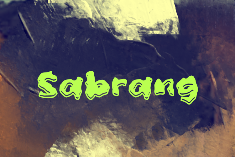 Sabrang Font - wepfont