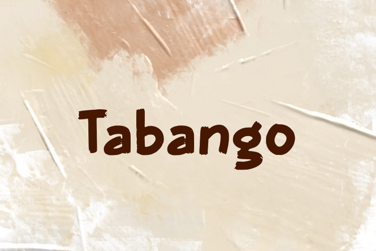 Tabango Font - wepfont
