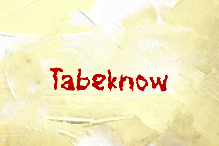 Tabeknow Font - wepfont