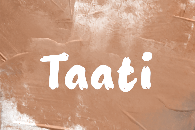 Taati Font - wepfont