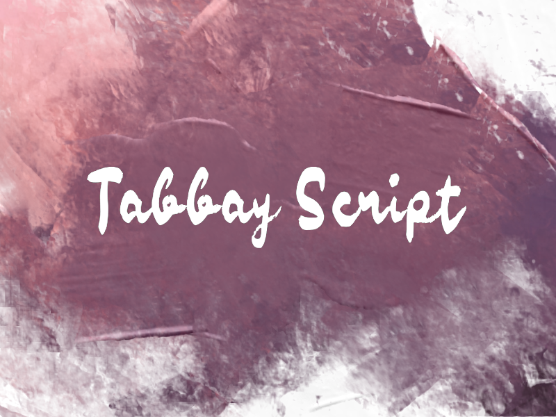 Tabbay Font - wepfont