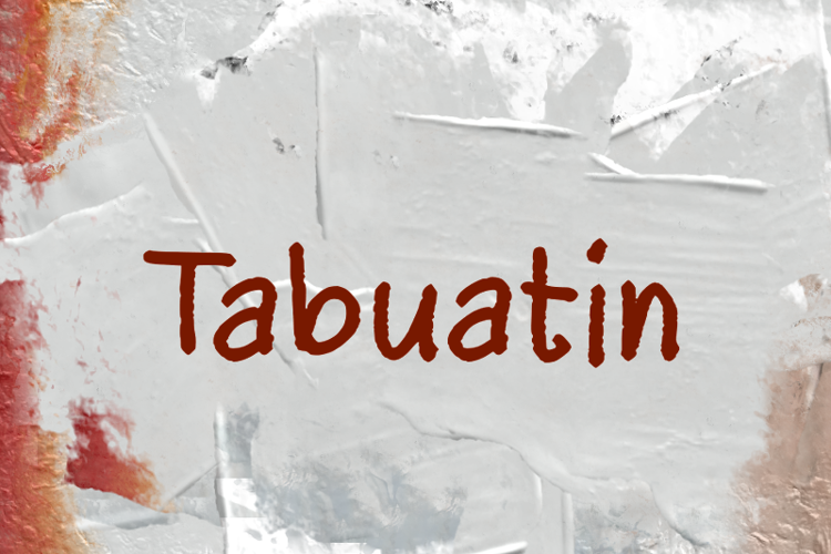 Tabuatin Font - wepfont