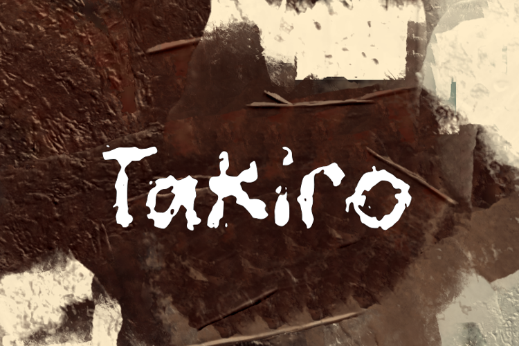 Takiro Font - wepfont