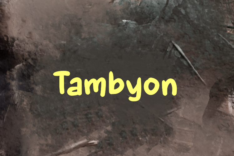 Tambyon Font - wepfont