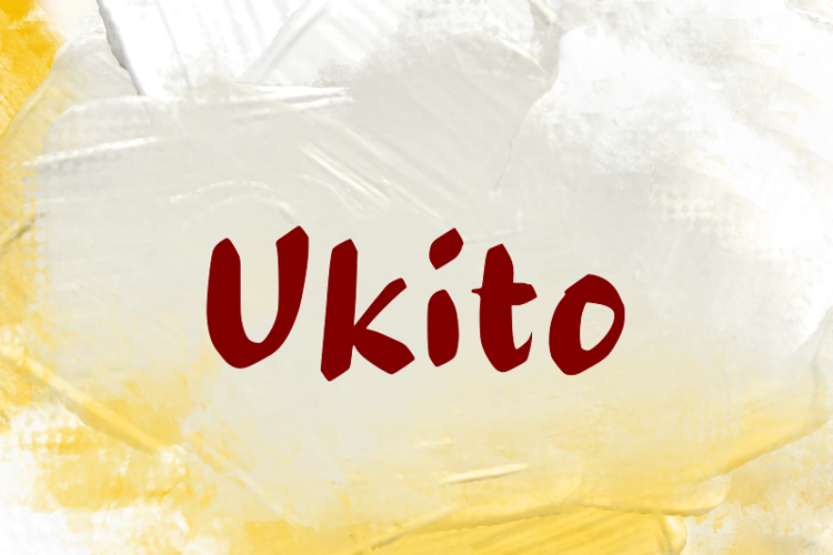 Ukito Font - wepfont