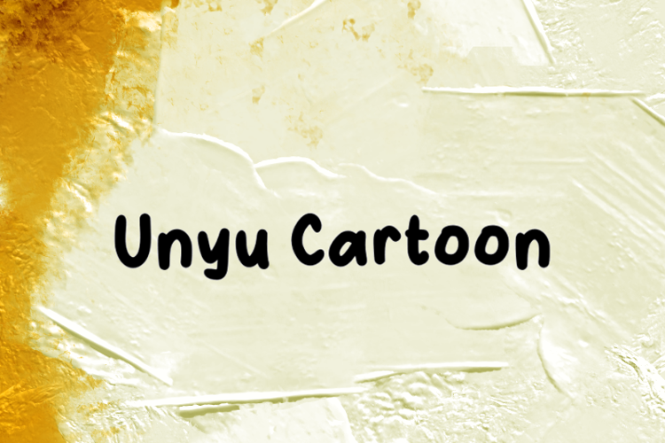 Unyu Cartoon Font - wepfont