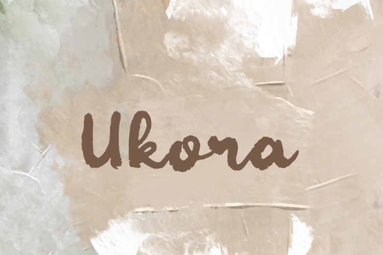 Ukora Font - wepfont