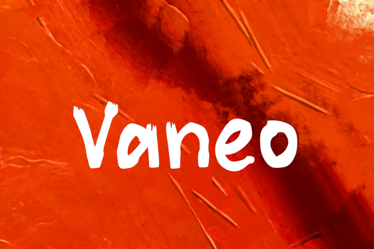 Vaneo Font - wepfont