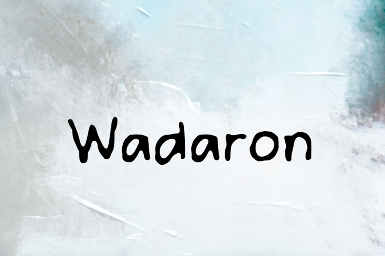 Wadaron Font - wepfont