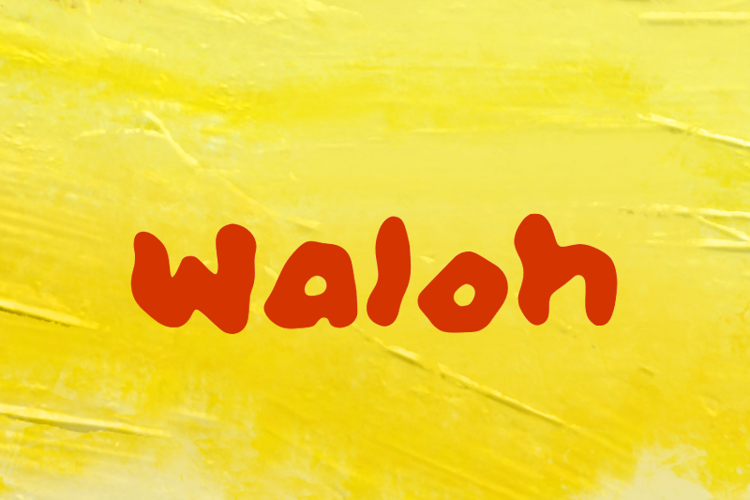 Waloh Font - wepfont