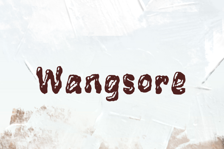 Wangsore Font - wepfont