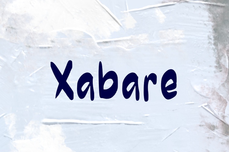 Xabare Font - wepfont