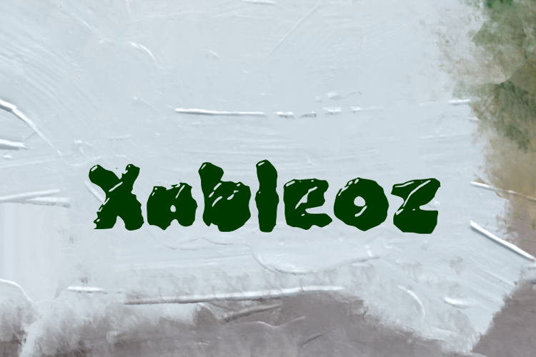 Xableoz Font - wepfont