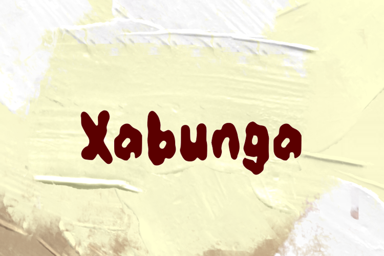 Xabunga Font - wepfont