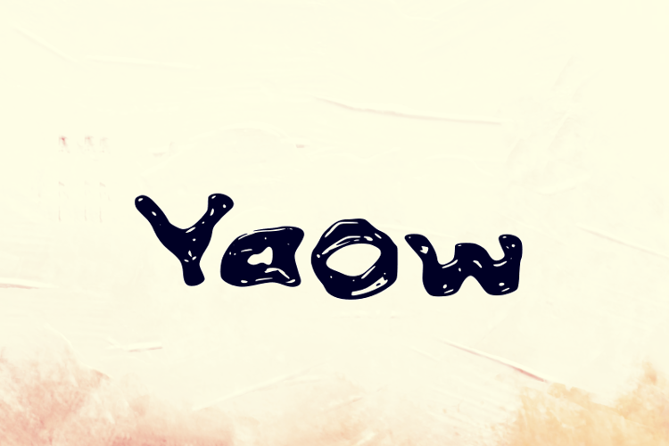 Yaow Font - wepfont