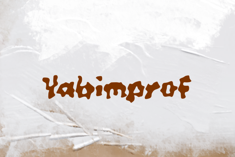 Yabimprof Font - wepfont