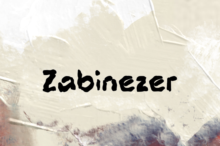 Zabinezer Font - wepfont